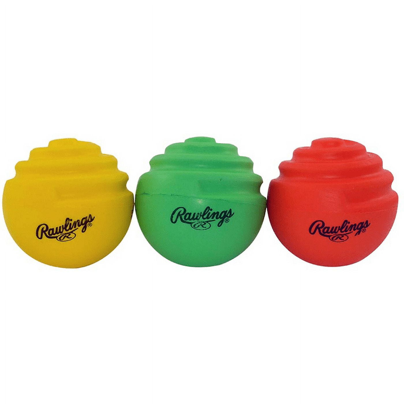 Tanners Baseball Softball Foam Curve Trainer Balls, 3-Pack, Multicolor ...