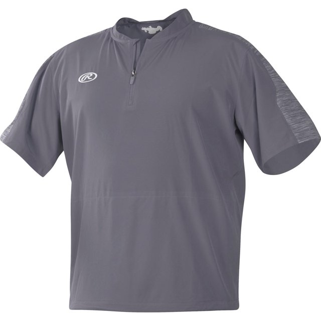 Rawlings Batting Practice Players Coaches Team Cage Jacket, Graphite ...