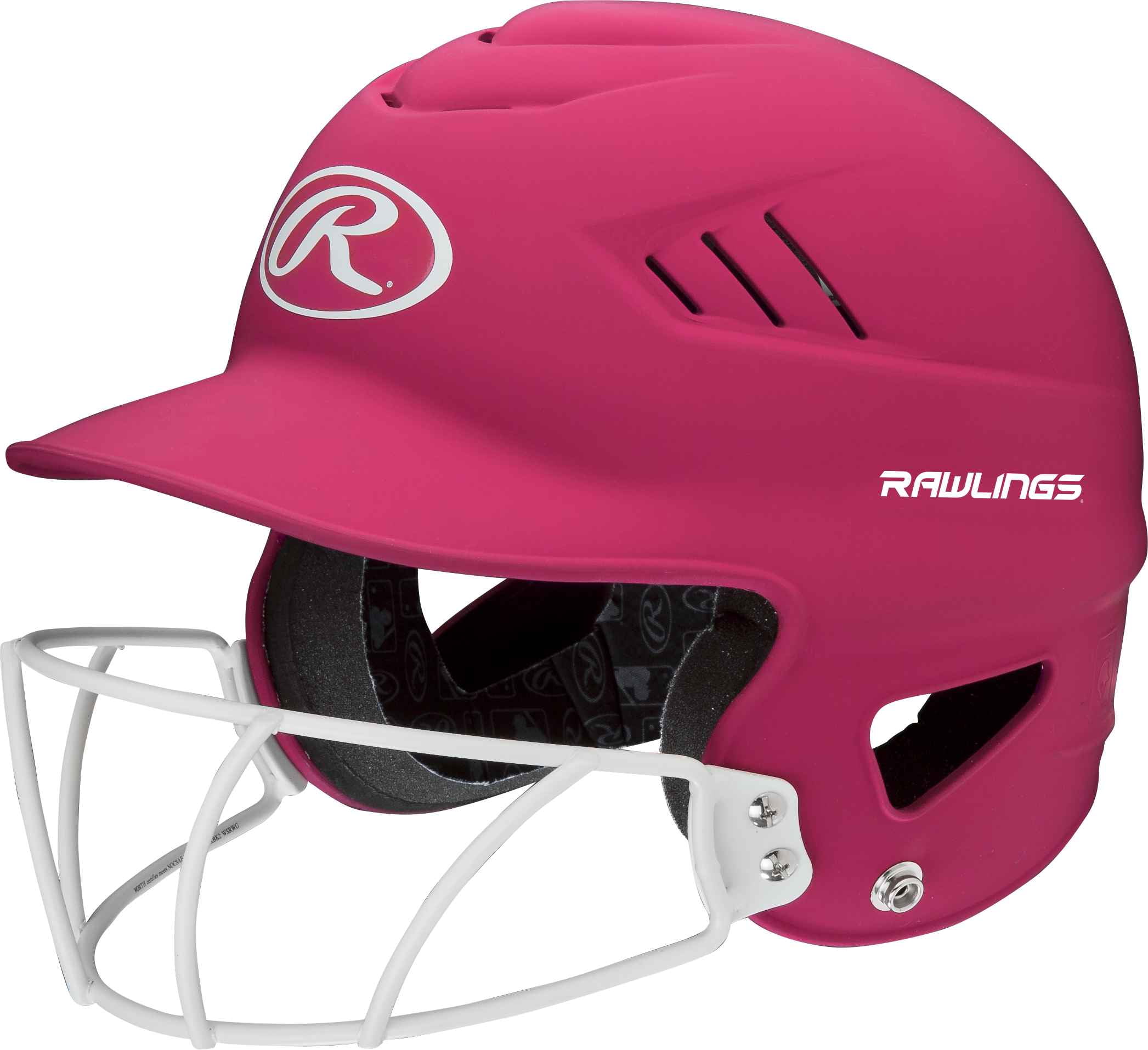 Rawlings Coolflo Highlighter Batting Helmet | Pink | Adult - Walmart.com