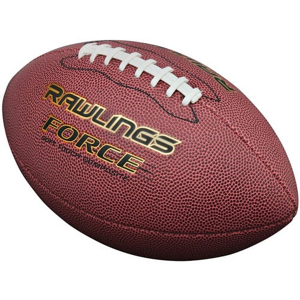 Rawlings FORCE Composite Leather Soft Touch Pro-Style Football Official ...