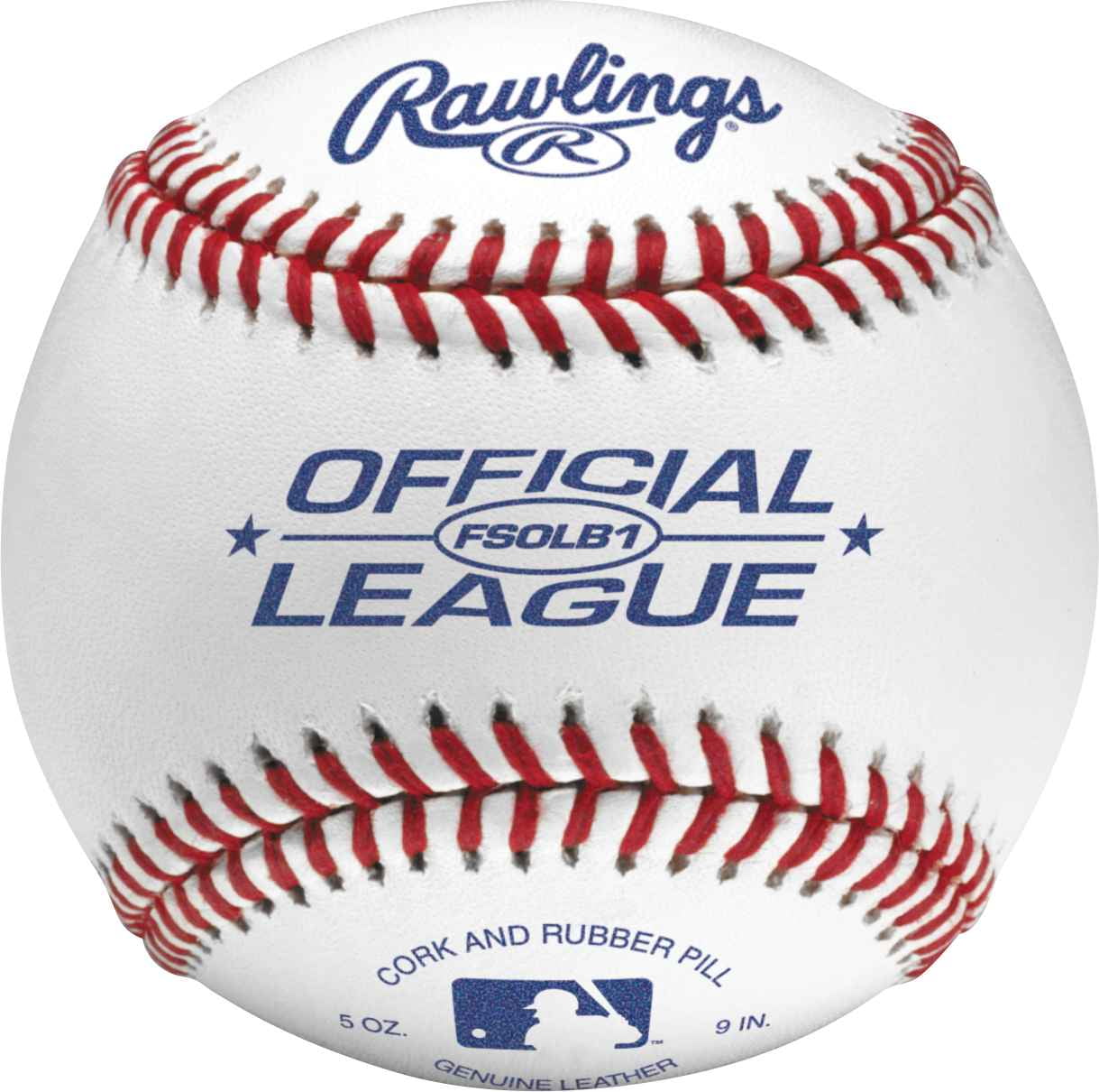 Rawlings FSOLB1 Flat Seam Composite Cork/Rubber Center Baseballs ...