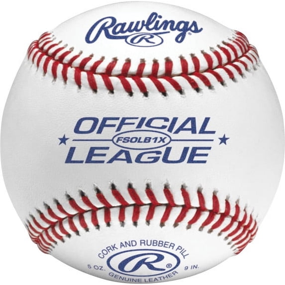 Rawlings, Practice Baseballs, FSOLB1X, Flat Seam Junior League 12 Pack ...