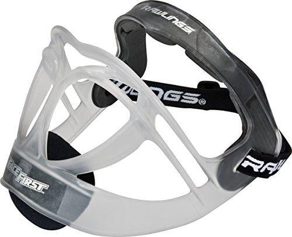 Free Shipping! Rawlings Face First Softball Fielder Mask Black Clear ...