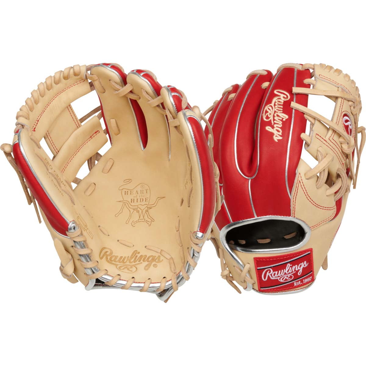 Rawlings Heart of the Hide R2G Series Baseball Glove | RHT | 11.5 inch | Infield - Walmart.com