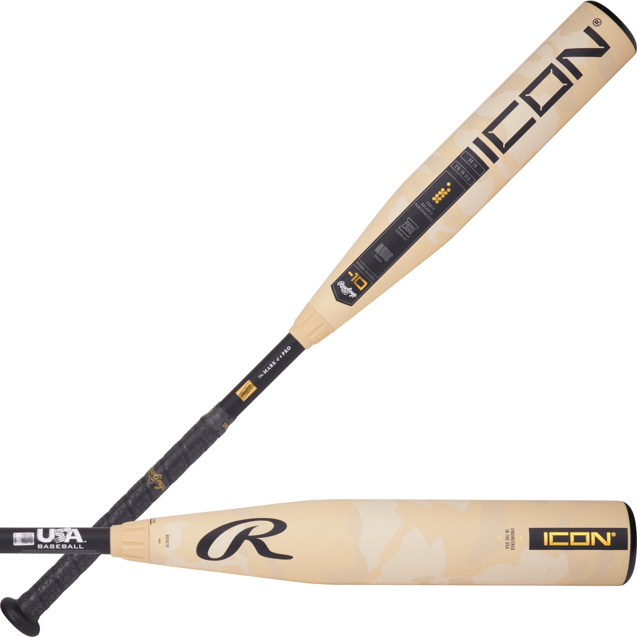 2025 Rawlings Icon USA Youth Baseball Bat | 28-inch | -10 - Walmart.com
