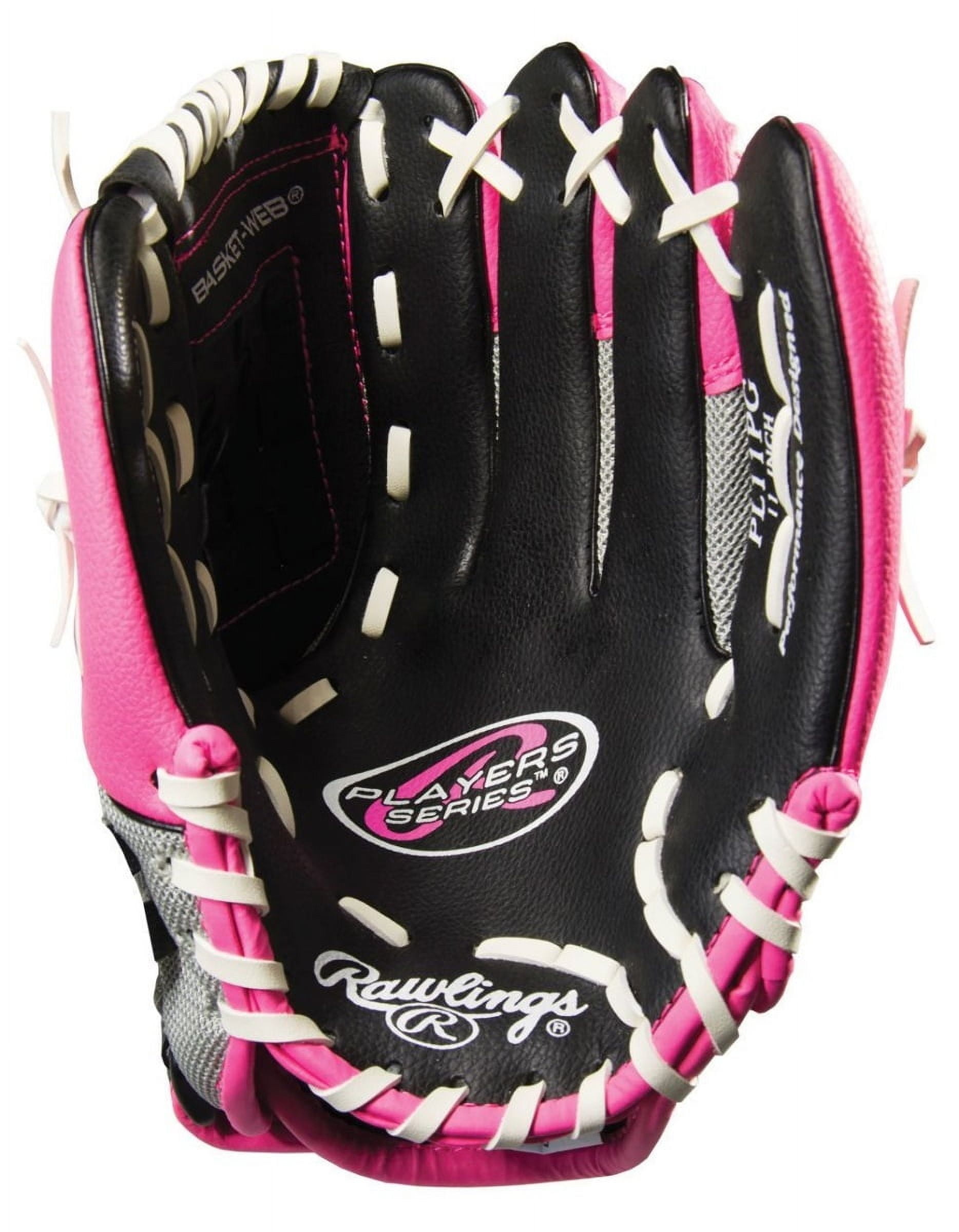 Rawlings Kids' Players Series 11" Youth Baseball Glove - Pink/Black ...