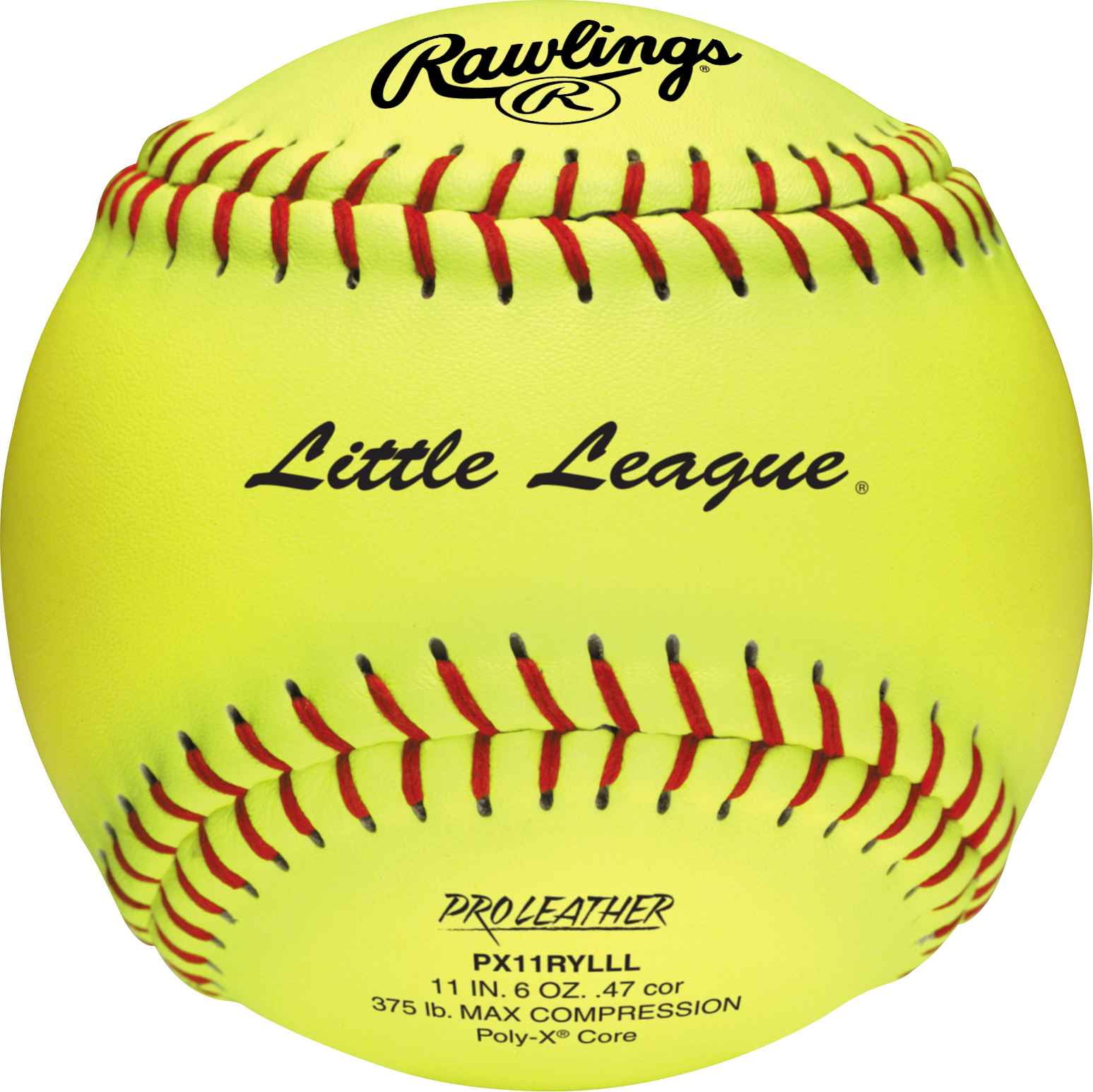 Rawlings Little League Softballs - Pro Leather Cover - Walmart.com