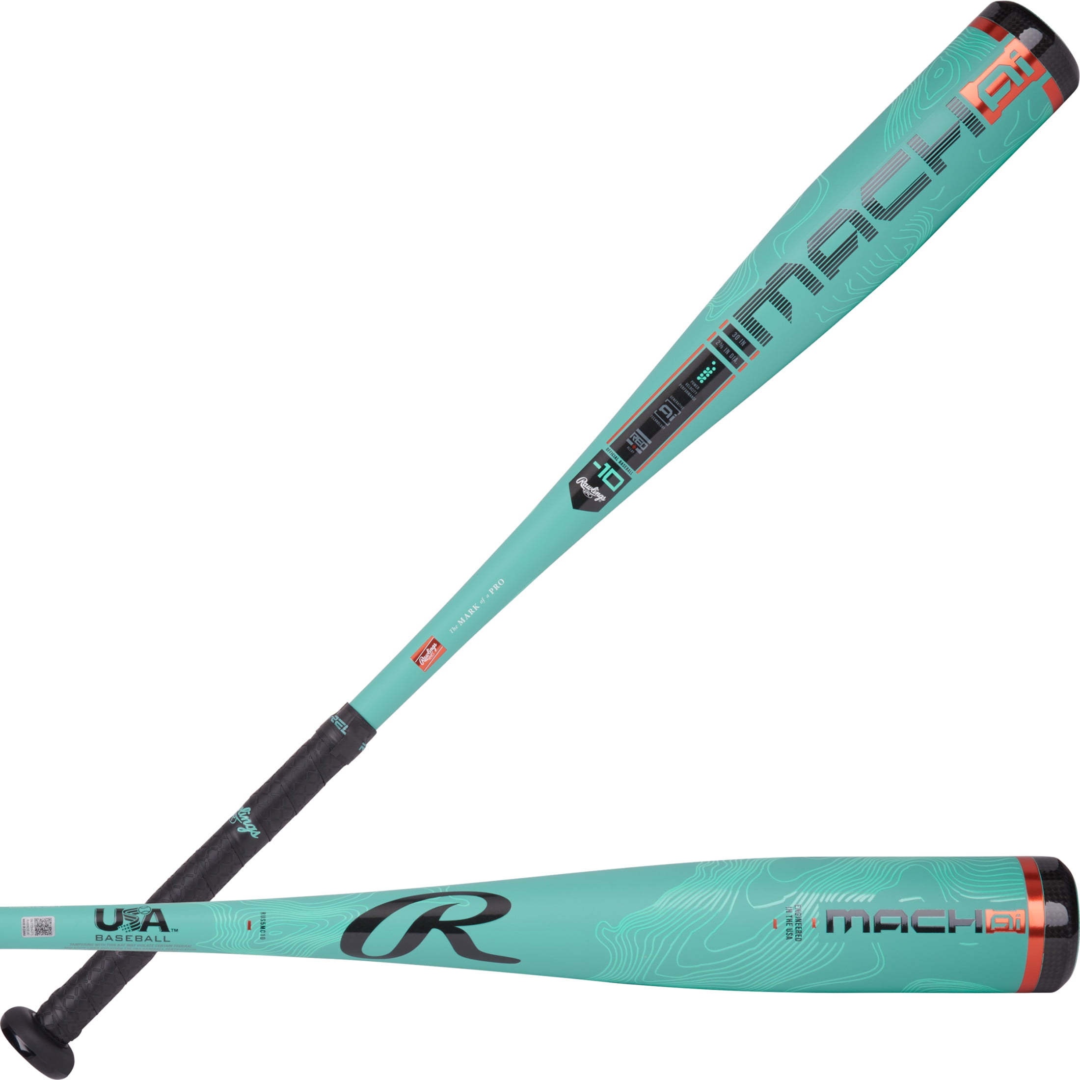 Rawlings Mach Ai USA Youth Baseball Bat | 31-inch | -10 - Walmart.com