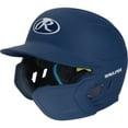 Rawlings Mach Junior 1-Tone Matte Baseball Helmet with RHB EXT Flap ...