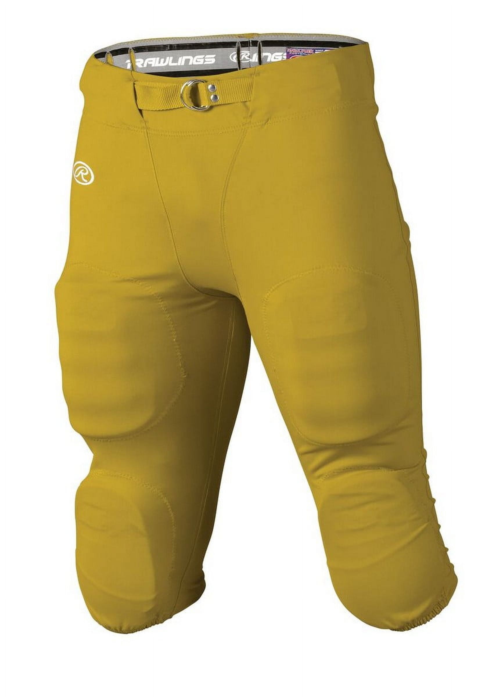 Rawlings Men's High Performance Game Football Pant Light Gold XS ...
