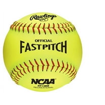 (4 Pack) Worth 12" Yellow Practice Slowpitch Softballs - Walmart.com