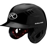 Rawlings R16 Series Metallic Junior Baseball Batting Helmet, Black ...