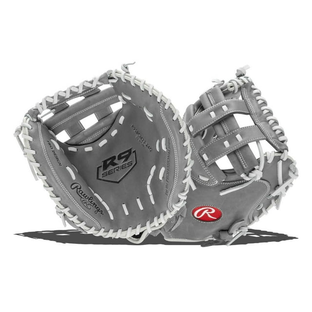 Free Shipping! Rawlings R9 33-inch Catcher's Mitt | Right Hand Throw ...