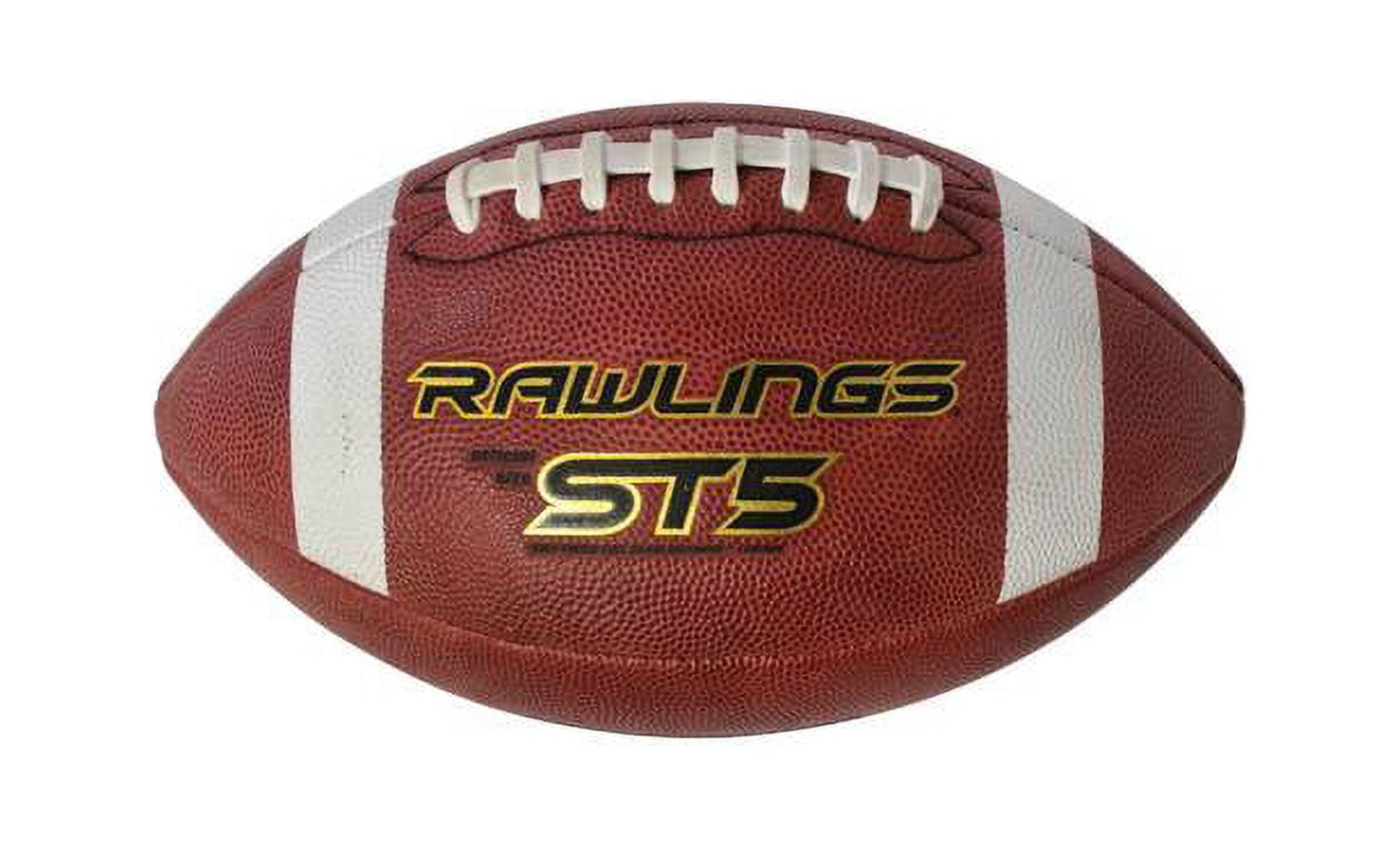 Rawlings ST5 Leather Football - Walmart.com