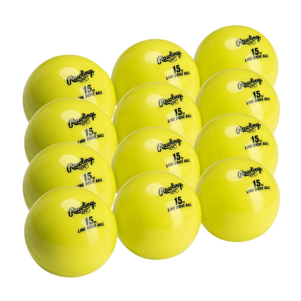 Rawlings Sporting Goods Rawlings Line Drive Training Balls 12 Pack 12 ...
