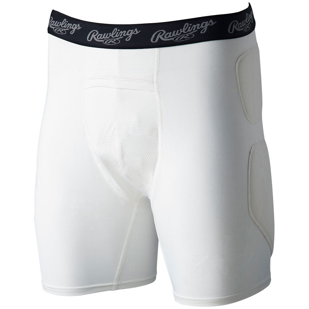 Rawlings Sporting Goods Rawlings Men's Baseball Sliding Shorts White M ...