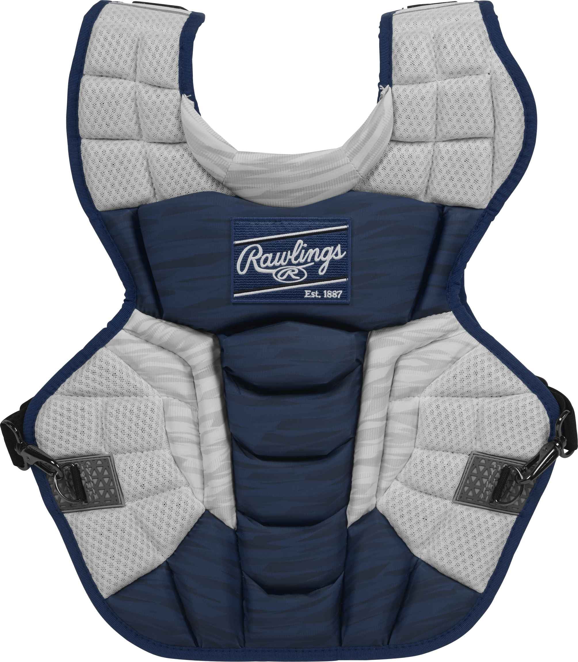 Rawlings Velo Baseball Adult Chest Protector | Navy/White | Adult ...