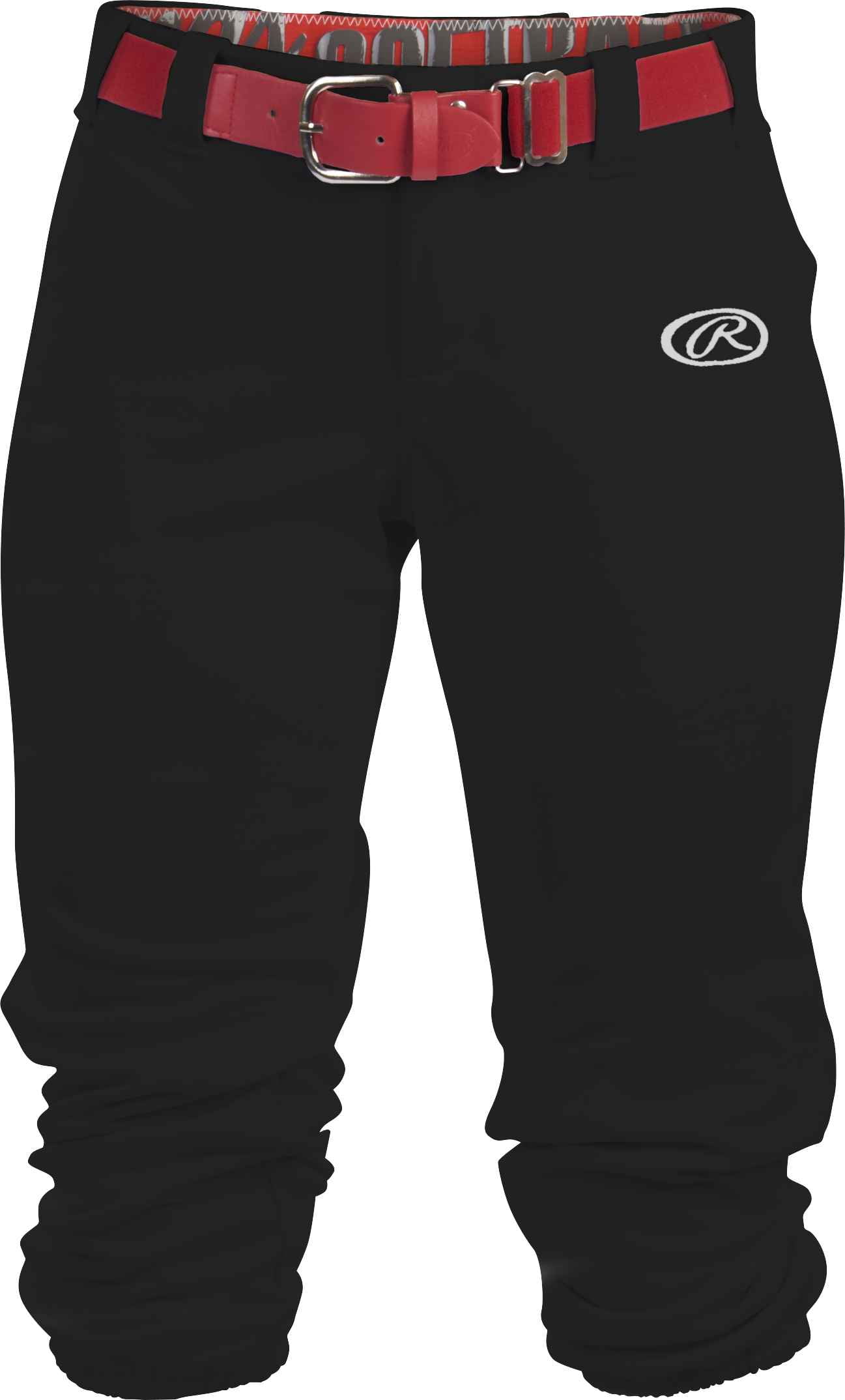 Rawlings Womens Launch Belted Pant | Black | SML - Walmart.com