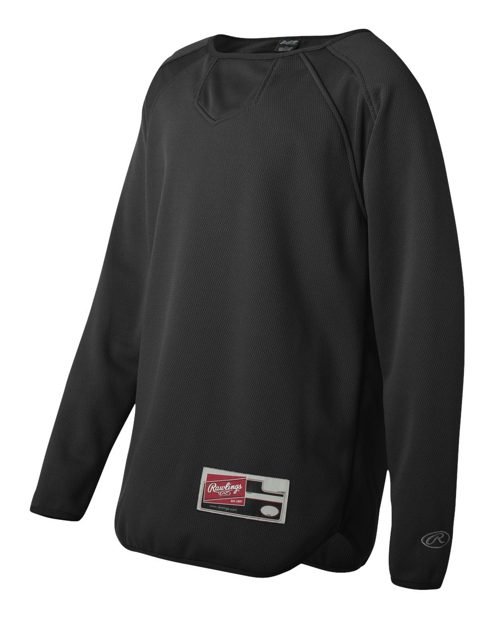 Rawlings - Youth Active Sports Long Sleeve Flatback Mesh Fleece ...