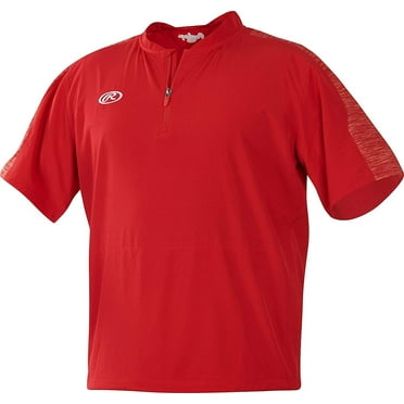 Rawlings Youth Dugout Fleece Pullover | Cardinal | SML - Walmart.com