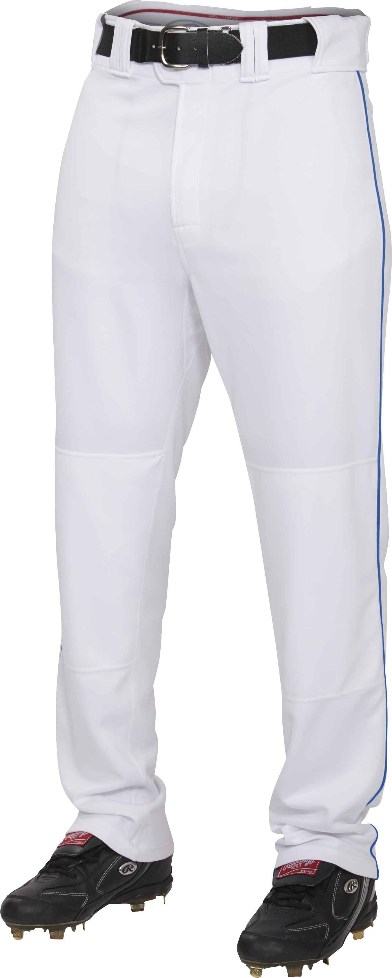 Rawlings Youth Semi-Relaxed Piped Pant | White/Royal | SML - Walmart.com