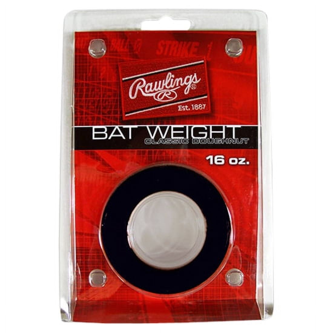 Rawlings 16 Oz Classic Donut Bat Weight, Enhances Speed, Durable for ...