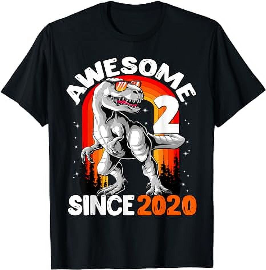Rawr I'm 2 Kids 2 Year Old Shirt 2nd Birthday Boy T Rex T-Shirt ...