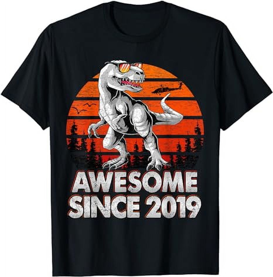 Rawr I'm 4 Kids 4 Year Old Shirt 4th Birthday Boy T Rex T-Shirt - Walmart.com