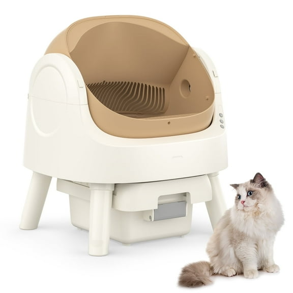 PetPivot Large Multi-Cat Family Automatic Cat Litter Box with Safety ...