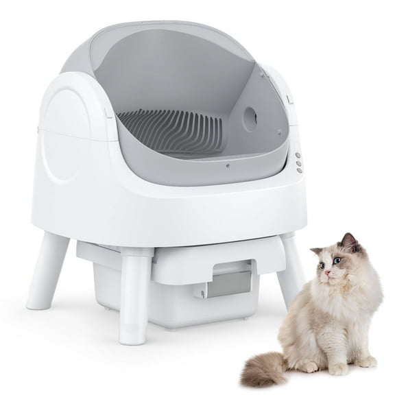 PetPivot Autoscooper 11 Open-Top Self-Cleaning Cat Litter Box，Odor-Free ...