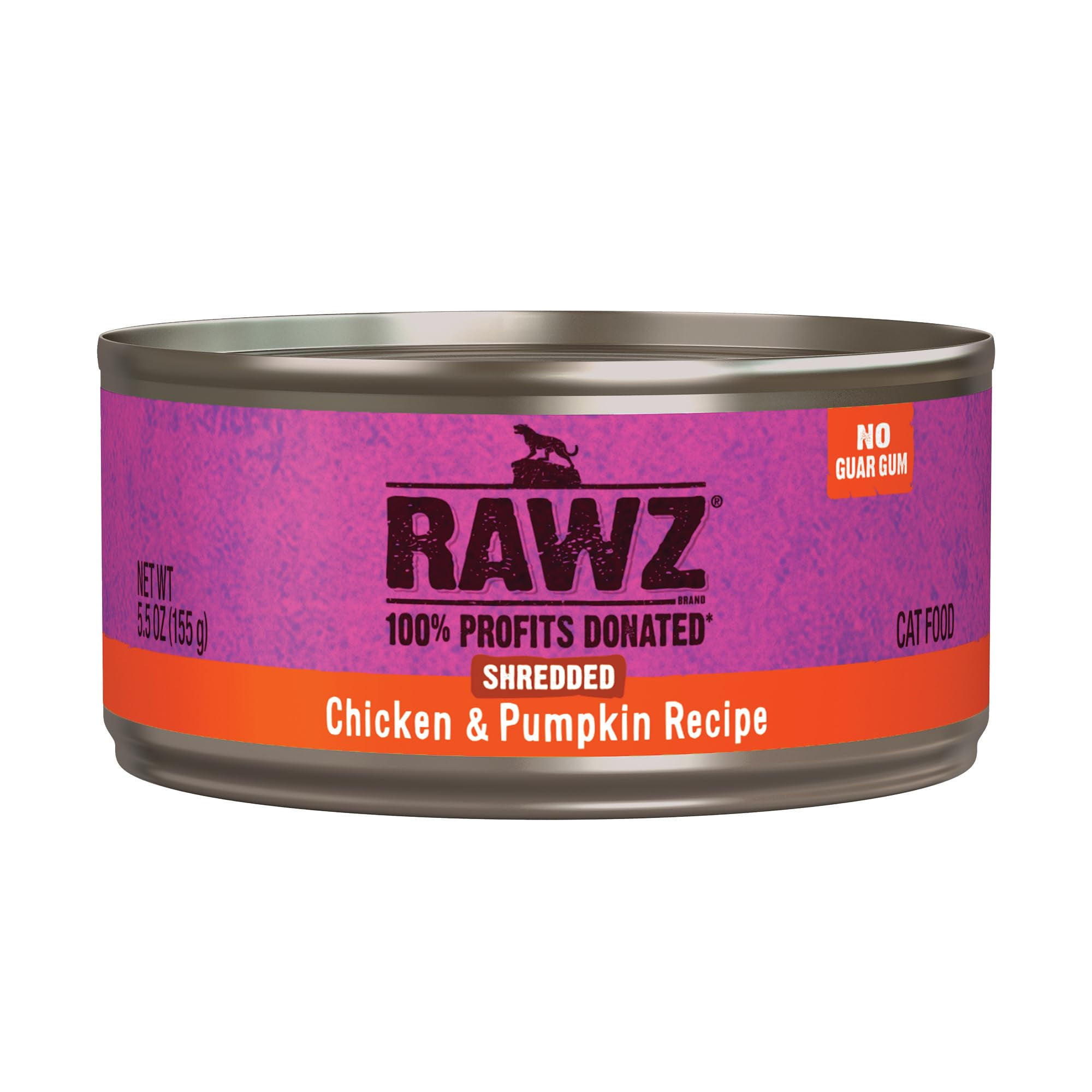 Rawz Natural Premium Shredded DPF11 Canned Cat Wet Food - Made with ...