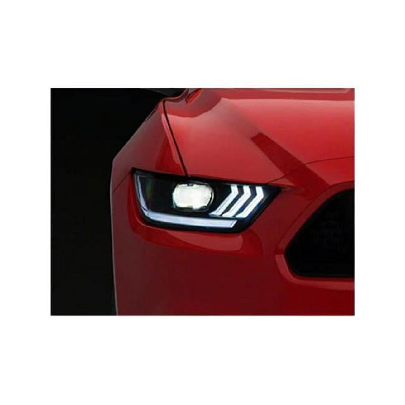 Raxiom 15-17 Ford Mustang Projector Headlights OEM HID Bulbs- Black ...