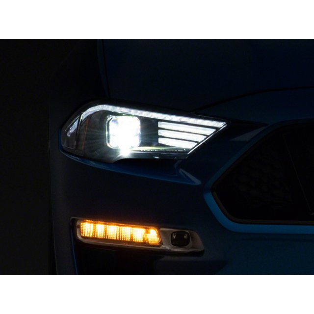 Raxiom 18-23 Ford Mustang GT EcoBoost LED Projector Headlights- Blk ...