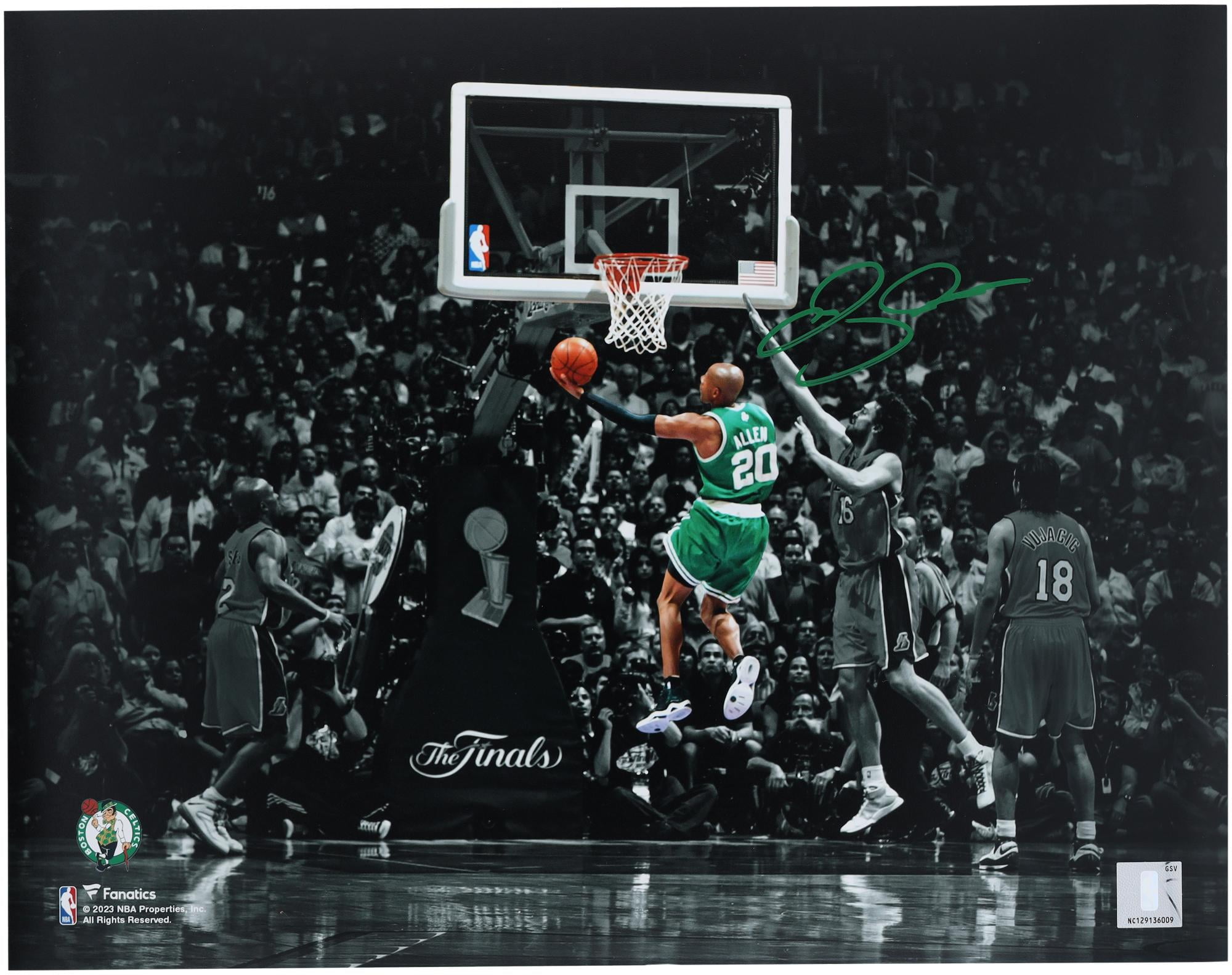 Ray Allen Boston Celtics Autographed 11" x 14" 2008 NBA Finals ...