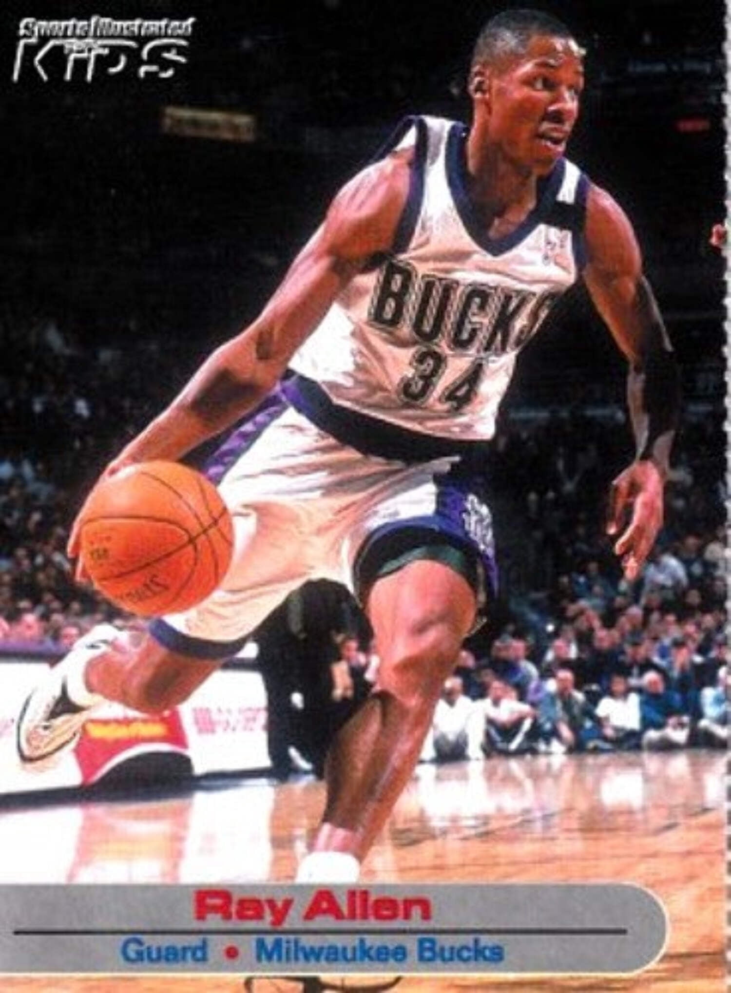 Ray Allen Milwaukee Bucks 2001 Sports Illustrated for Kids card ...