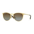 Ray-Ban Erika Metal Round Prescription Sunglasses, Gold Frame, Unisex ...