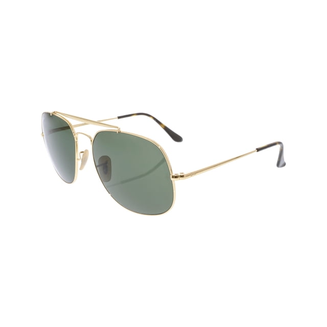 Ray-Ban General RB3561-001-57 Gold Oval Sunglasses - Walmart.com