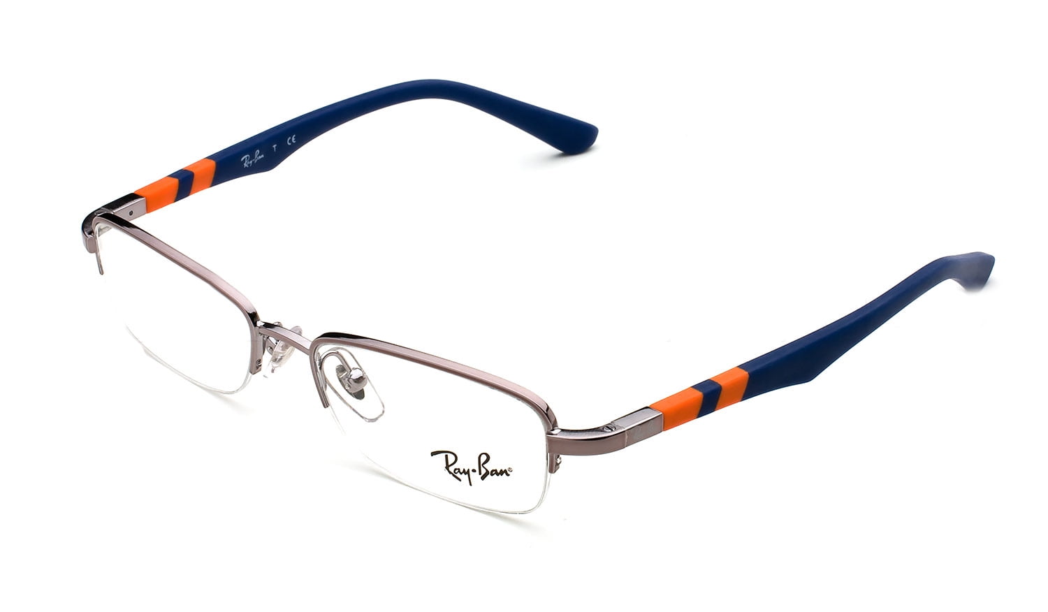 Ray-Ban Junior Kid's Semi-Rimless Eyeglass Frames RB1031 45mm Blue ...
