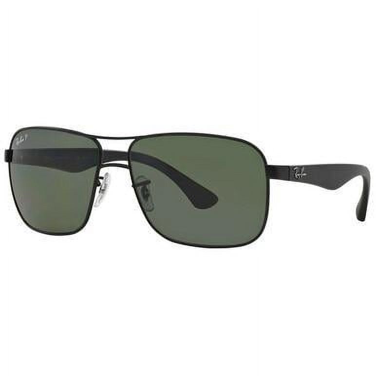 Ray Ban Sunglasses RB3516 006/9A Black Frames Green Polarized Lens 59mm ...