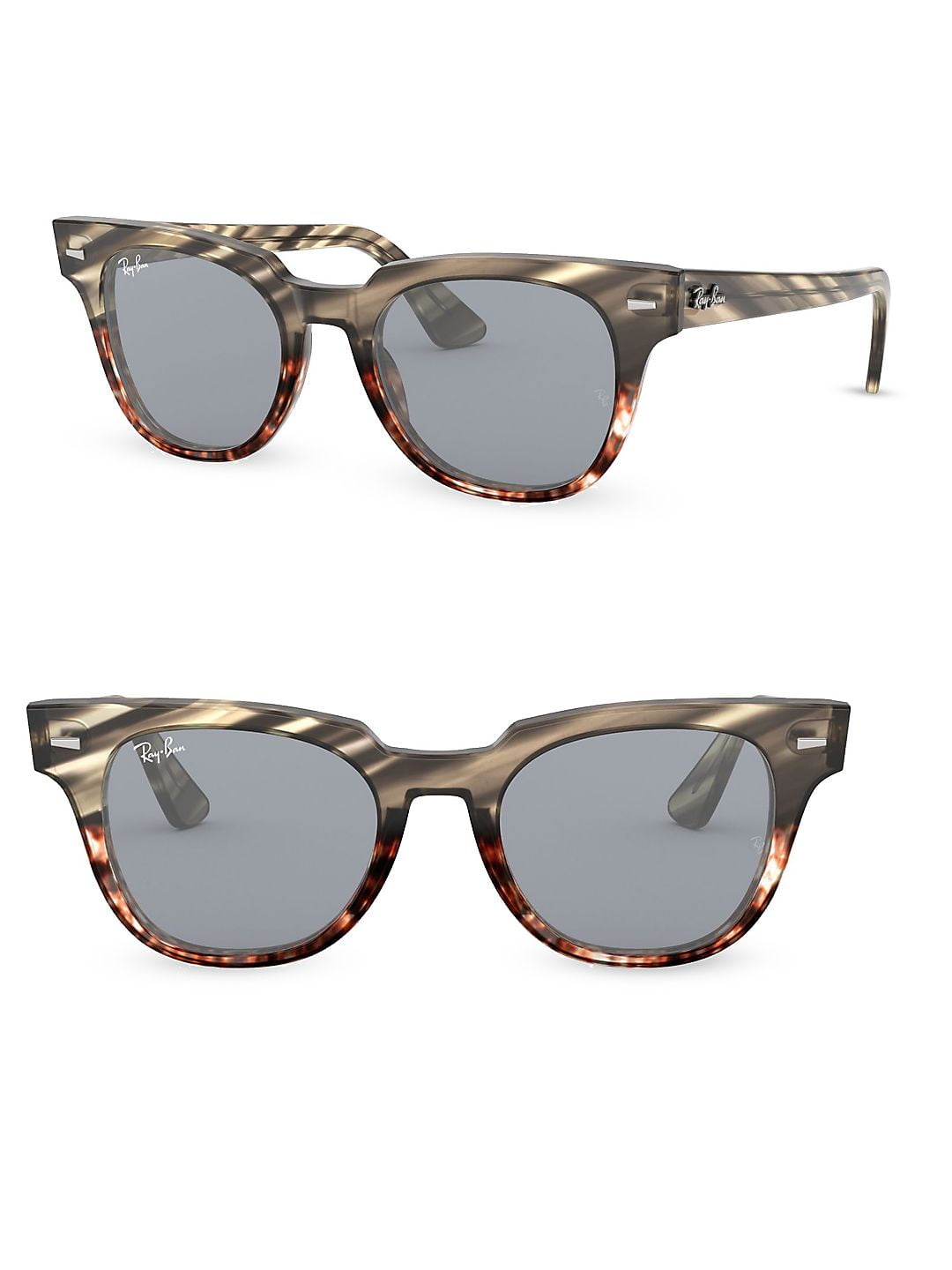 Ray-Ban Meteor RB2168 Stripped Havana Sunglasses - Walmart.com