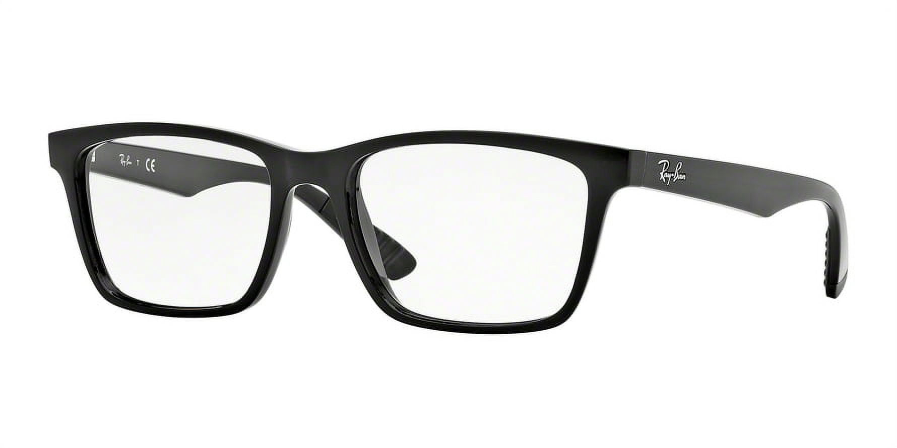 RAY BAN Eyeglasses RX 7025 2000 Black 55MM - Walmart.com