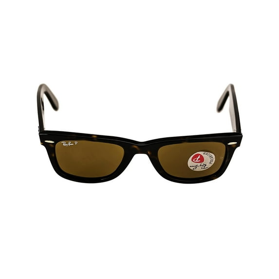 Ray-Ban Original Wayfarer Sunglasses - Unisex, Acetate Tortoise Frame, Polarized (RB2140-902/57 ...