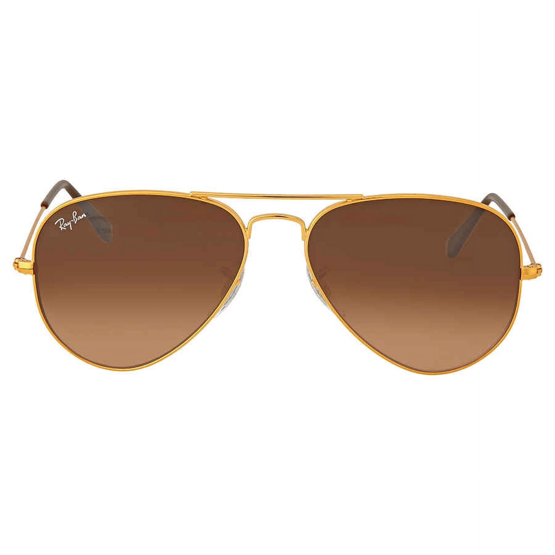 Ray Ban Pink-Brown Gradient Aviator Sunglasses - Walmart.com