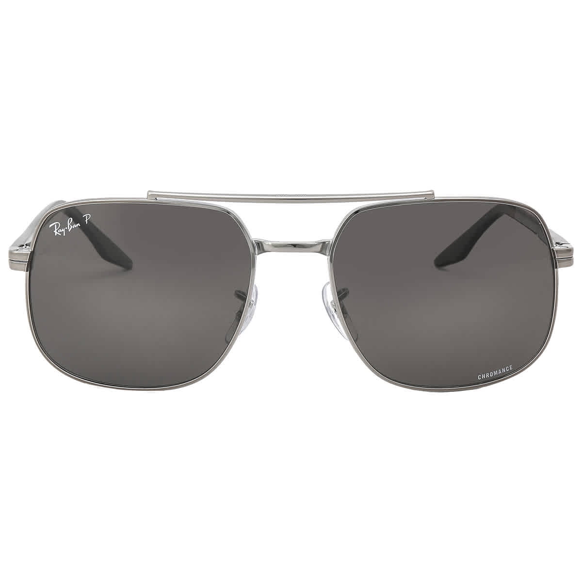 Ray Ban Polarized Dark Grey Square Unisex Sunglasses RB3699 004/K8 56 ...