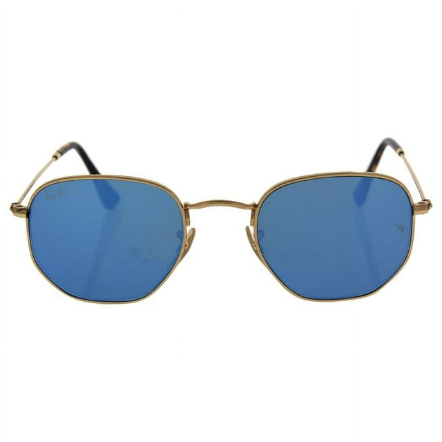 Ray-Ban Unisex Sunglasses - RB 3548-N 001/90, Gold Shiny/Blue, 48-21 ...