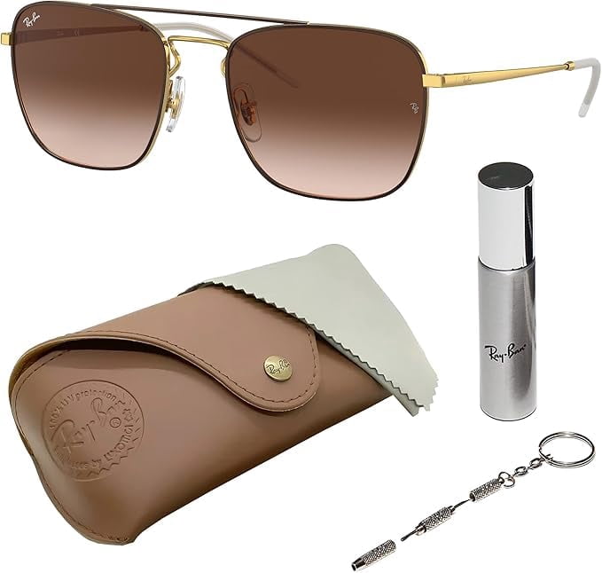 Ray-Ban RB3588 Square Shaped Non-Polarized Sunglasses for Men ...