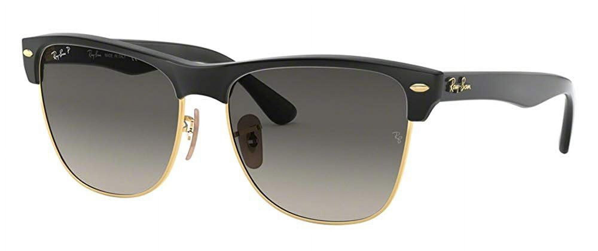 Ray-Ban RB4175 CLUBMASTER Oversized 877/M3 57M Demigloss, Black, Size ...