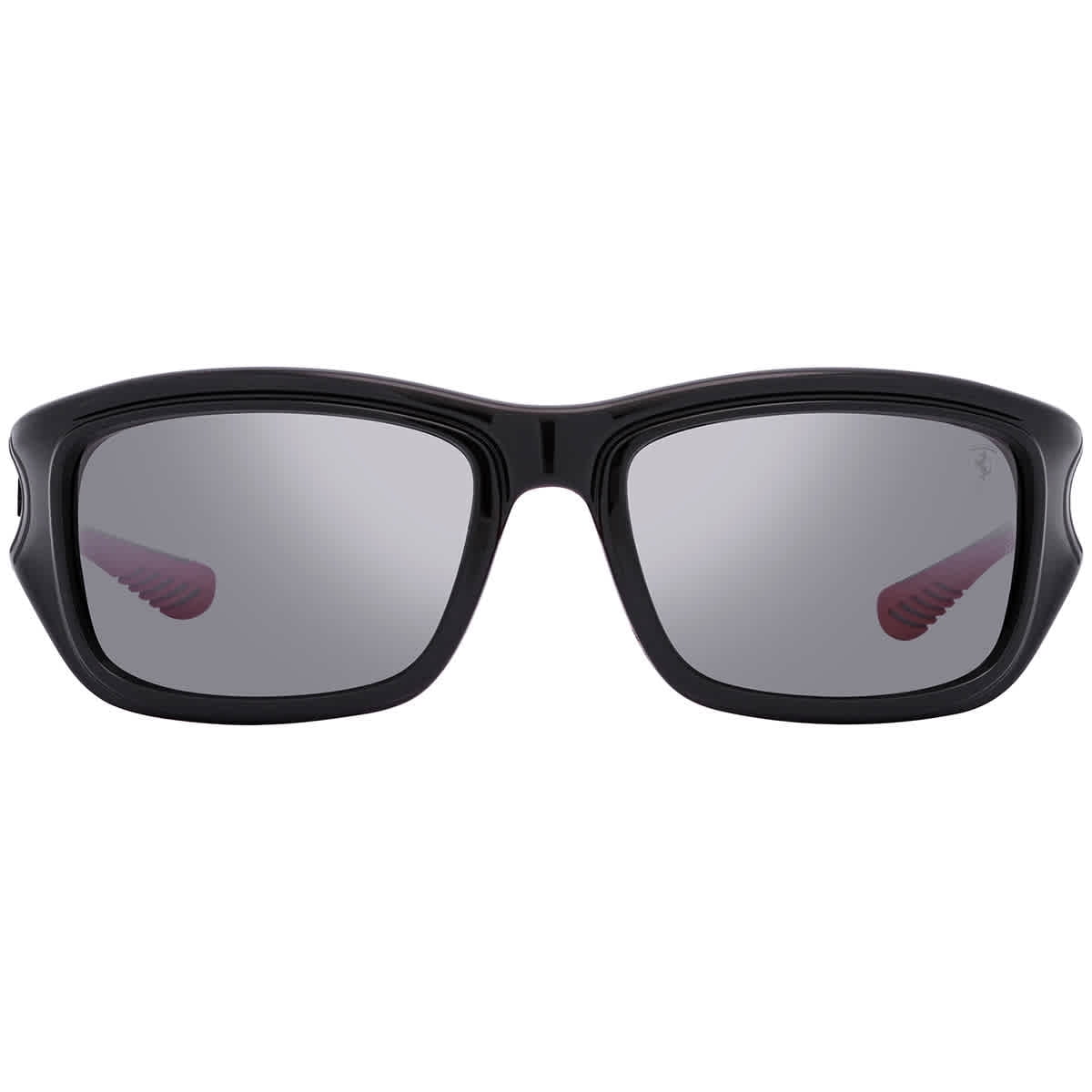 Ray Ban Scuderia Ferrari Silver Mirrored Square Men's Sunglasses ...