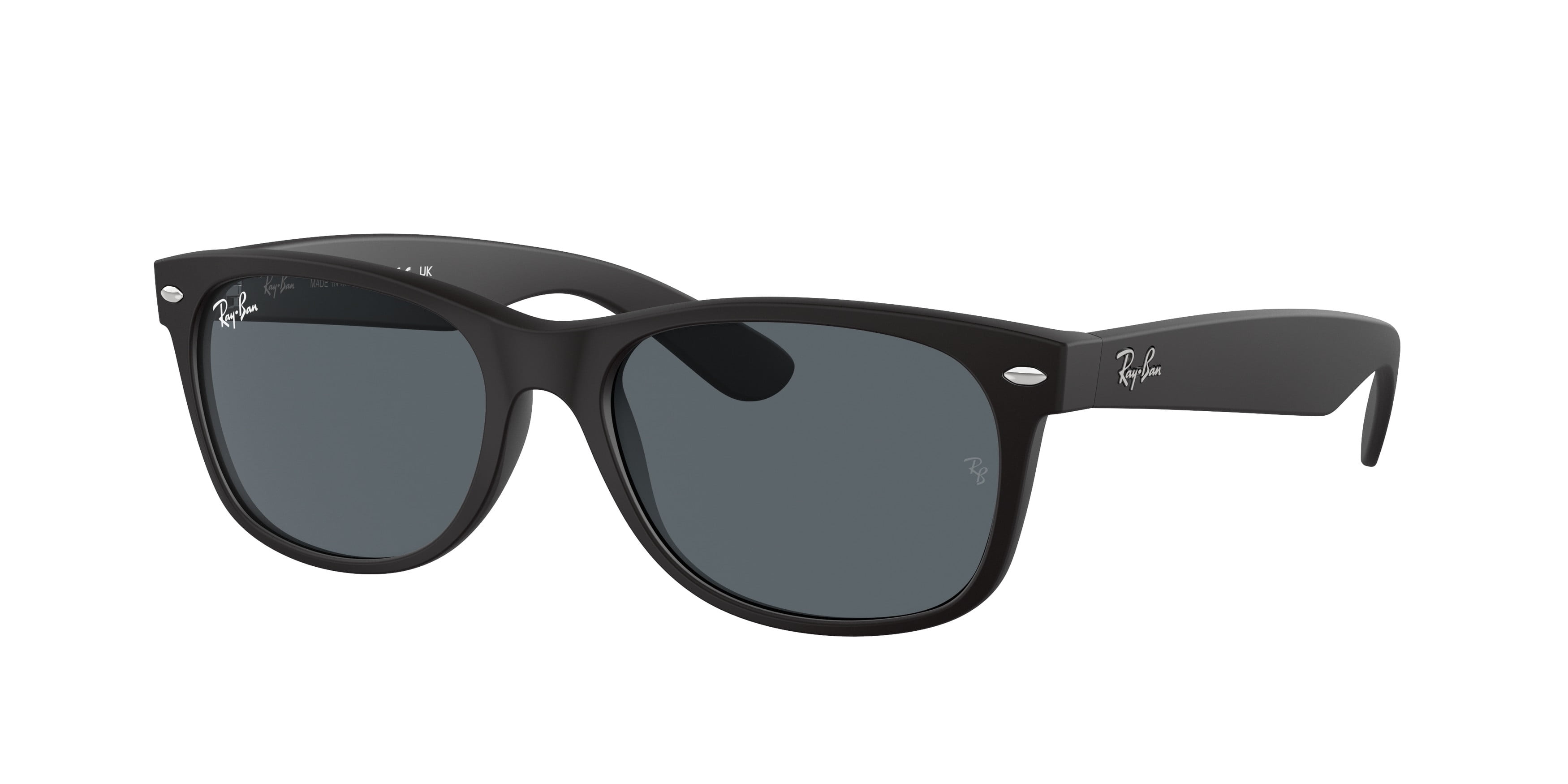 Ray-Ban Ultra Lightweight Unisex Sunglasses, New Wayfarer Rubber Black ...