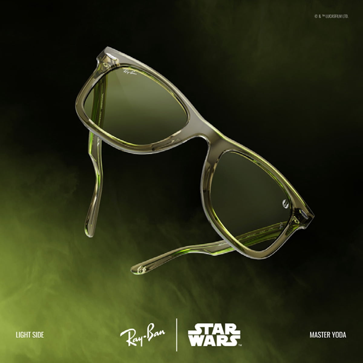 Ray-Ban Star Wars Master Yoda Wayfarer Sunglasses with Case ...
